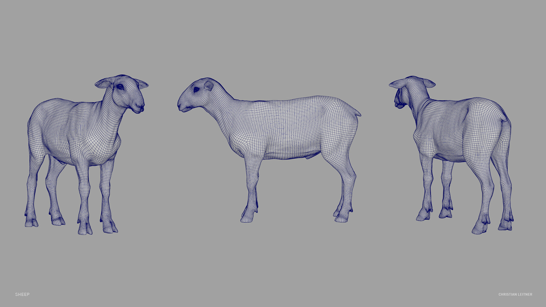 ArtStation - SHEEP - sculpt/retopology/uvs | Resources