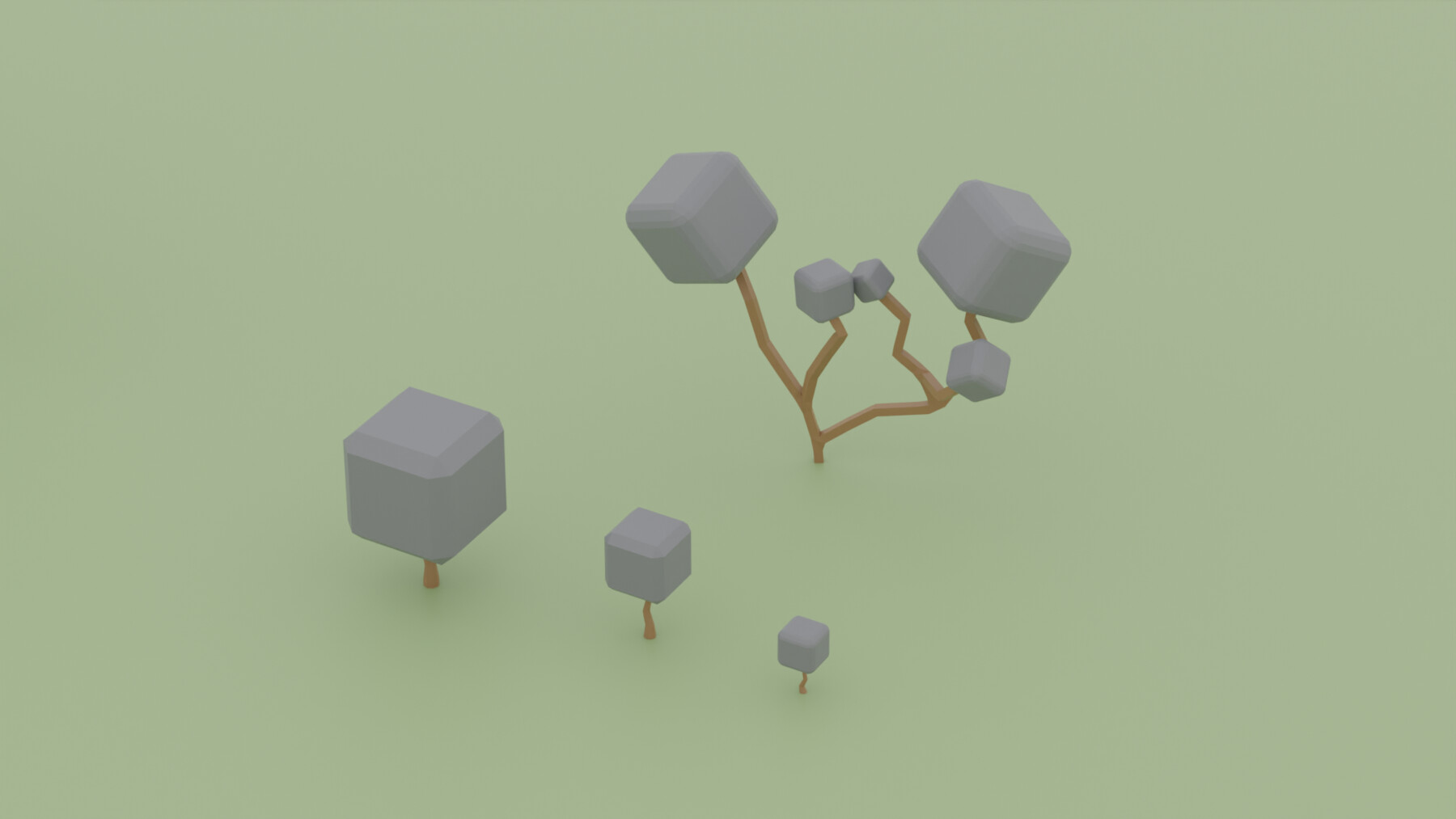 ArtStation - Low Poly Tree Pack | Game Assets