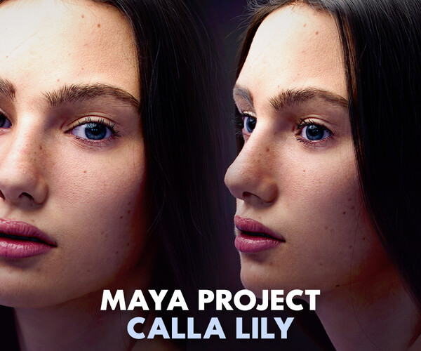 ArtStation - Calla Lily Maya Project | Resources