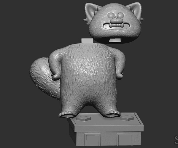 ArtStation - Meilin Lee - Turning Red 3D print model | Resources