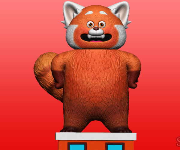 ArtStation - Meilin Lee - Turning Red 3D print model | Resources