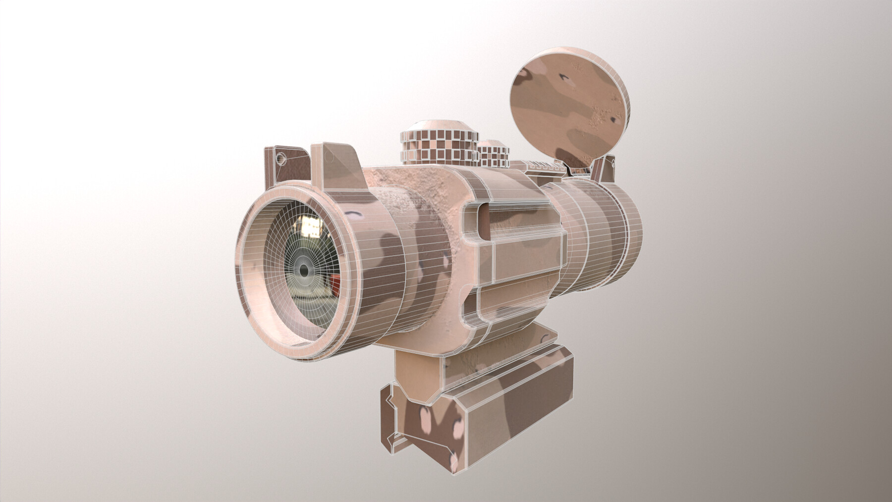 ArtStation - Scope X2 3D Model | Game Assets