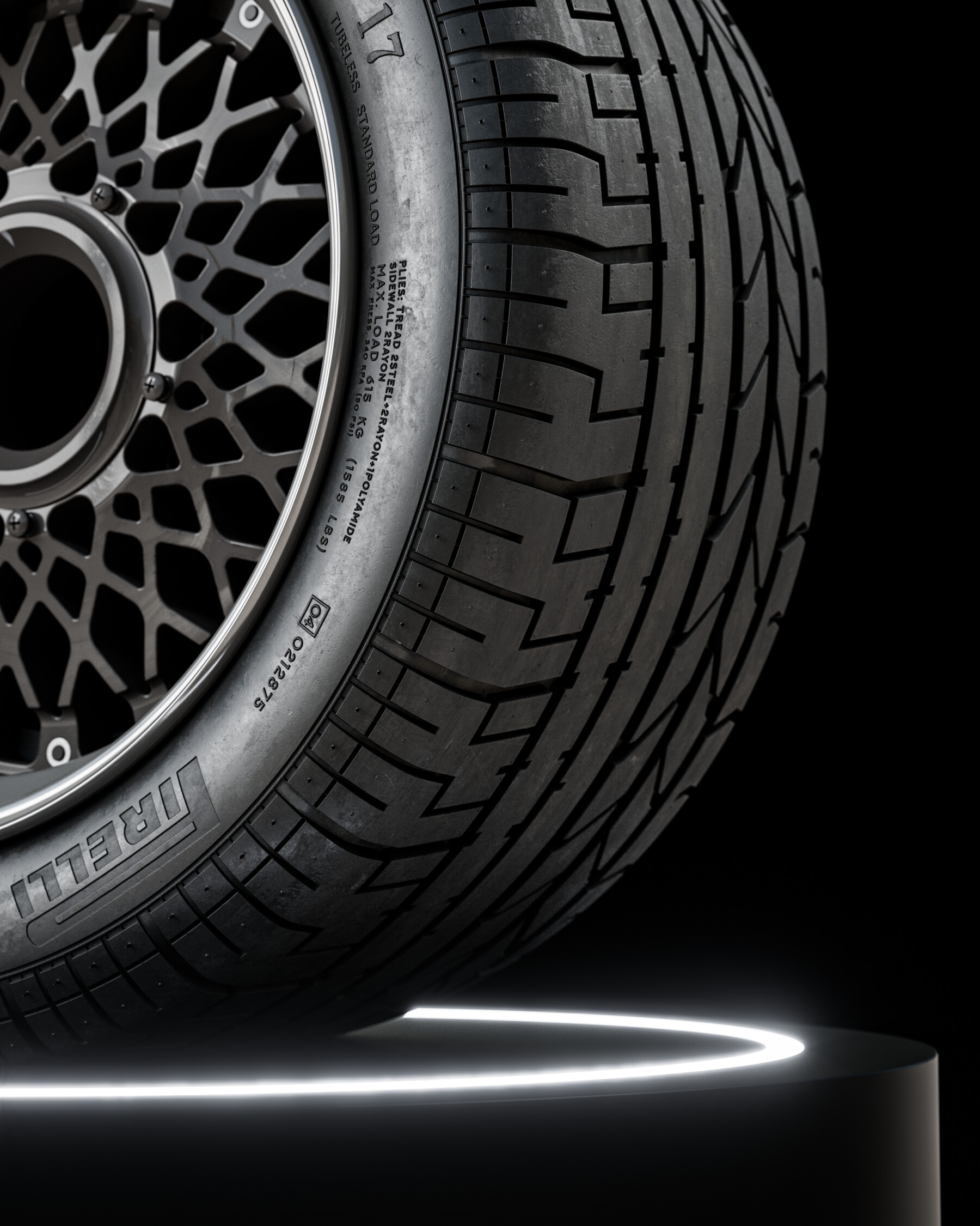 ArtStation - Pirelli Asimmetrico (F40 / Diablo) 335/35R17 • 245/40R17 ...