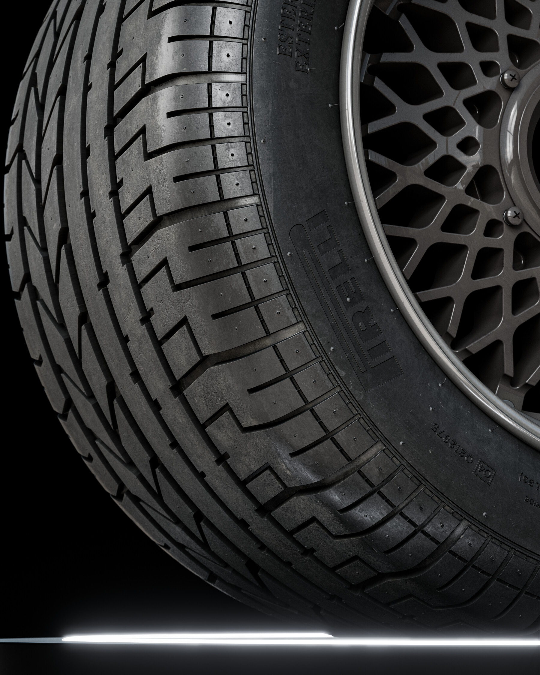 ArtStation - Pirelli Asimmetrico (F40 / Diablo) 335/35R17 • 245/40R17 ...