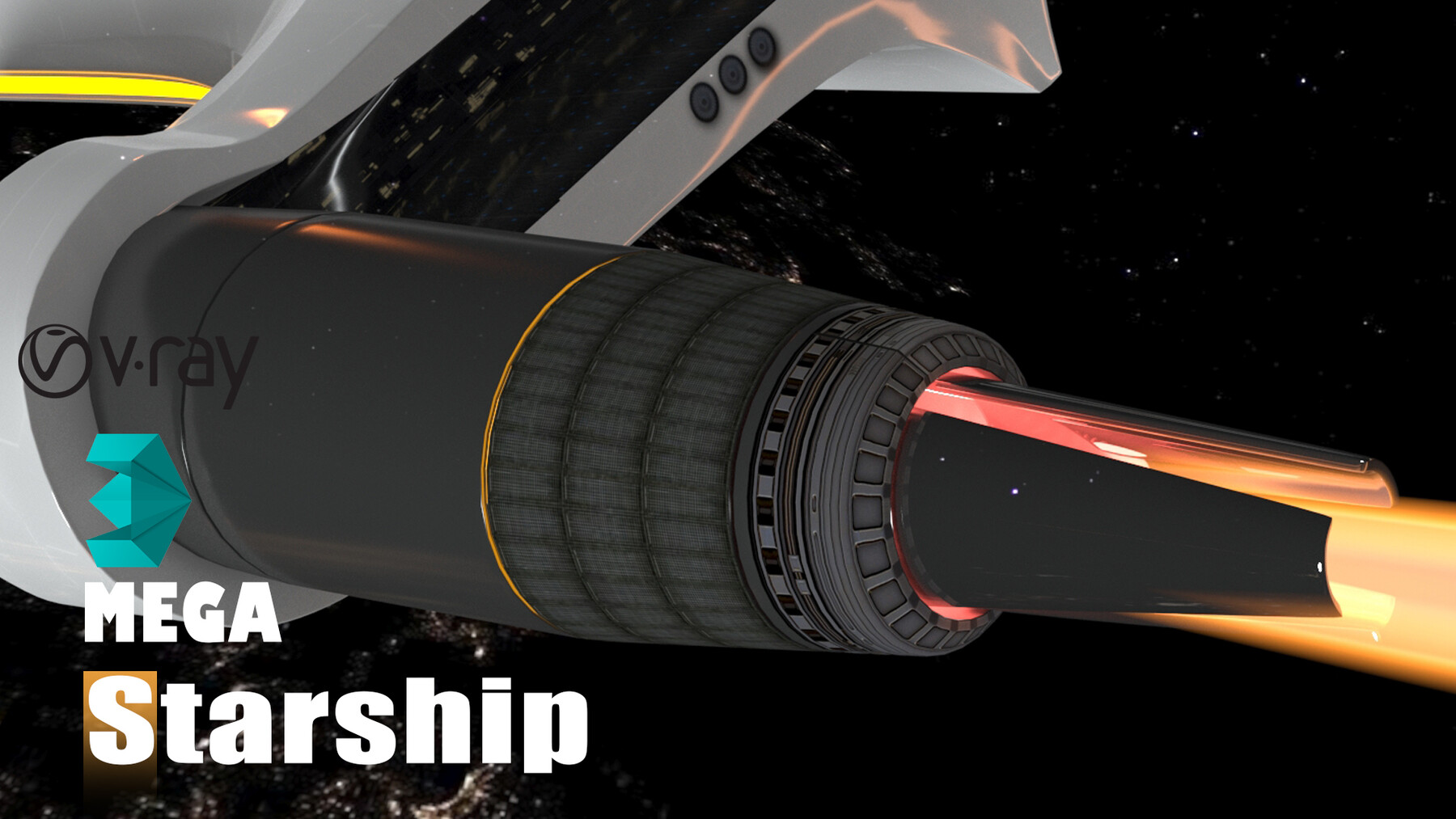 ArtStation - Mega Starship | Resources