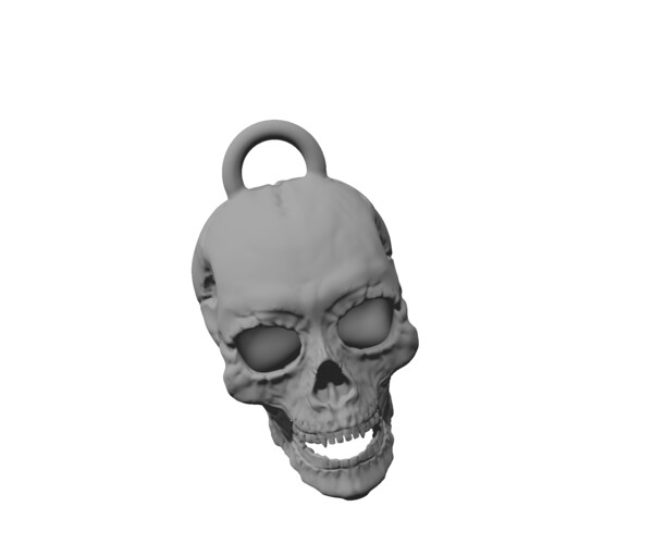 ArtStation - Skull Figurine Keychain Stand 3D print | Resources