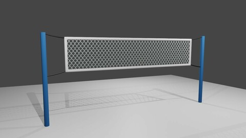 ArtStation - Volleyball Net - Rede de Volei Low-poly 3D model | Game Assets