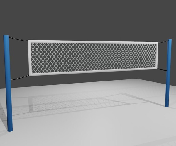 ArtStation - Volleyball Net - Rede de Volei Low-poly 3D model | Game Assets