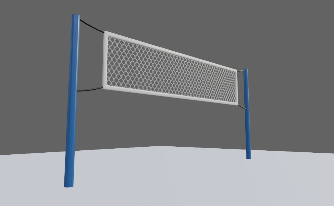 ArtStation - Volleyball Net - Rede de Volei Low-poly 3D model | Game Assets