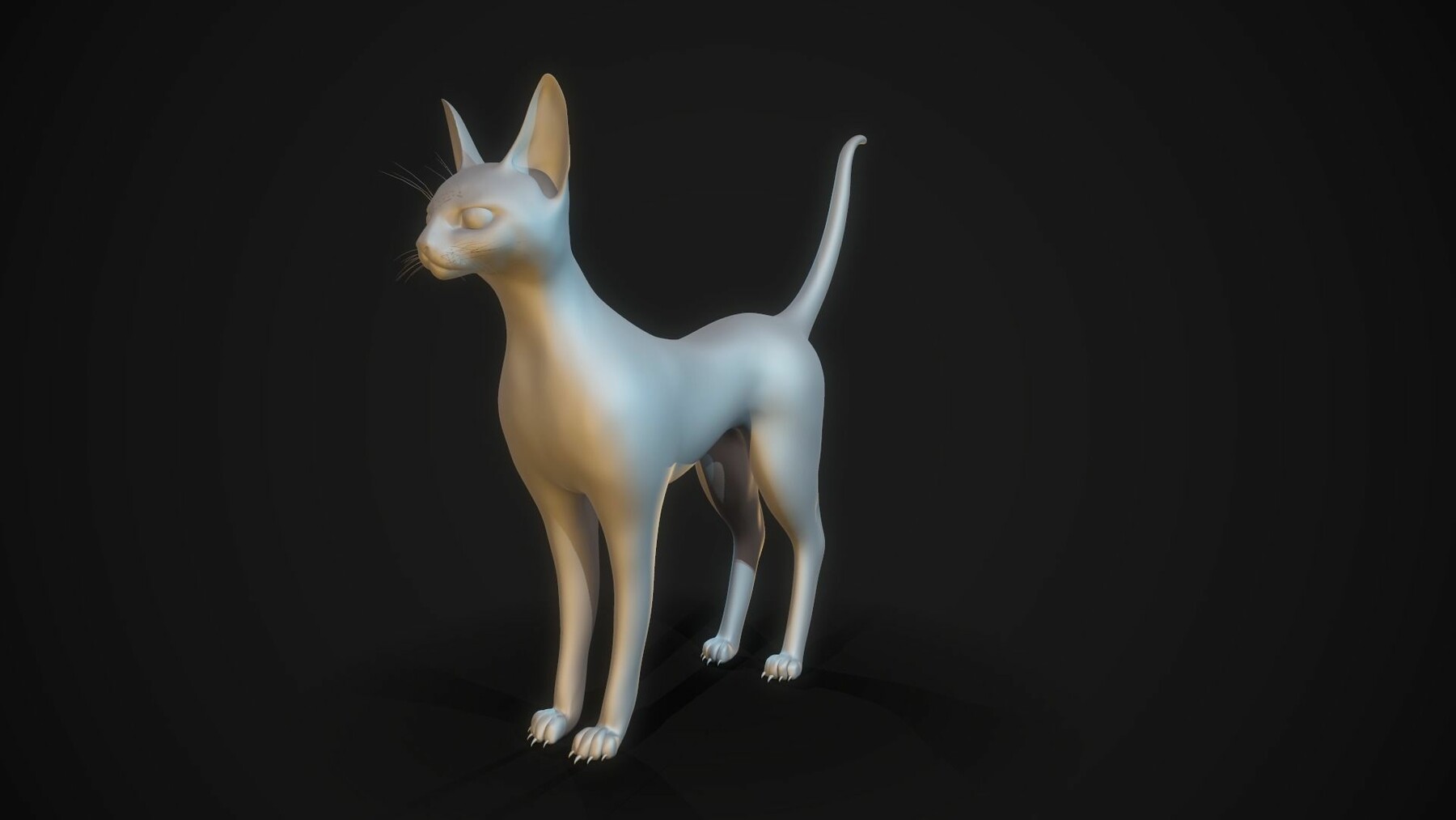 ArtStation - Base Mesh Cat Sfinx | Resources