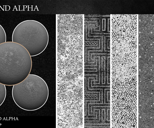 ArtStation - 60 Ground Alpha-vol 2 | Brushes