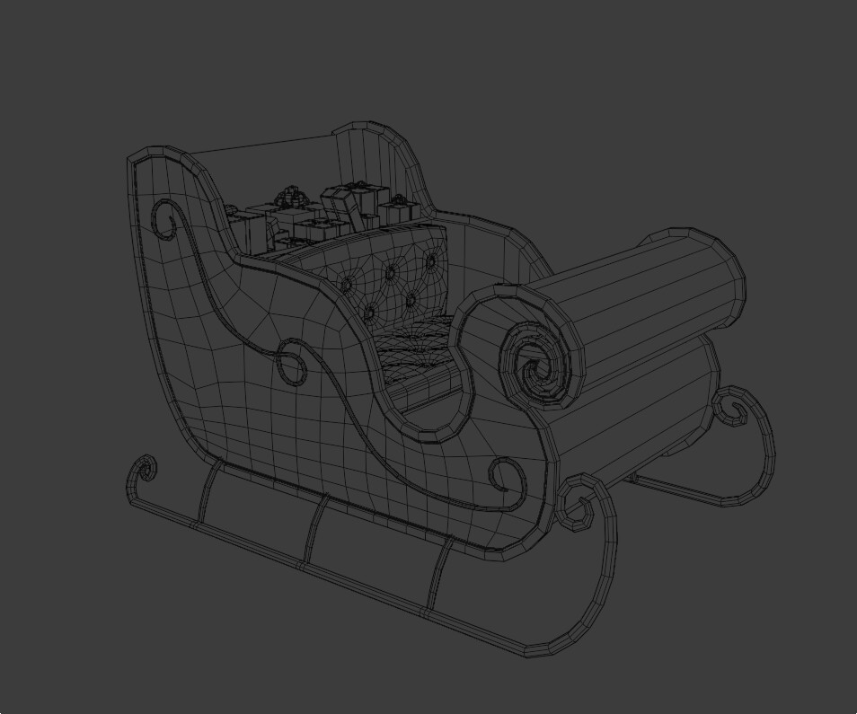 ArtStation - Santa's sleigh | Game Assets