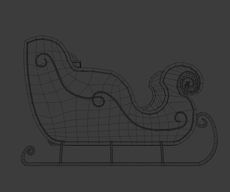 ArtStation - Santa's sleigh | Game Assets