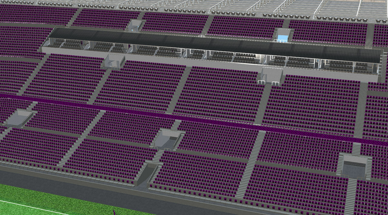 ArtStation - Fictional old stadium: National Rugby arena | Resources