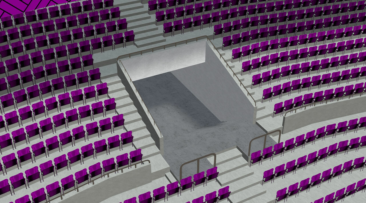 ArtStation - Fictional old stadium: National Rugby arena | Resources