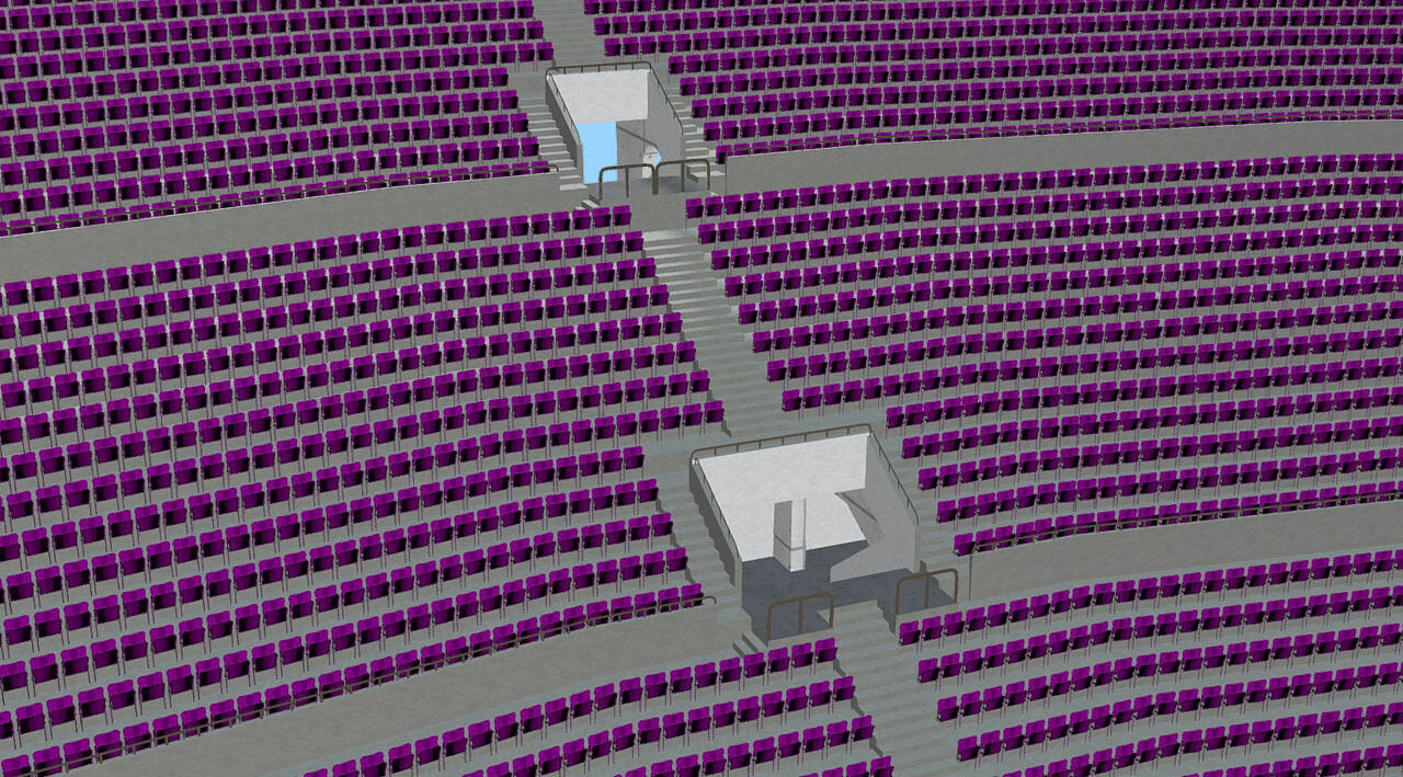 ArtStation - Fictional old stadium: National Rugby arena | Resources