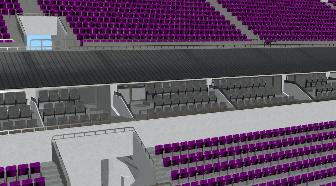 ArtStation - Fictional old stadium: National Rugby arena | Resources