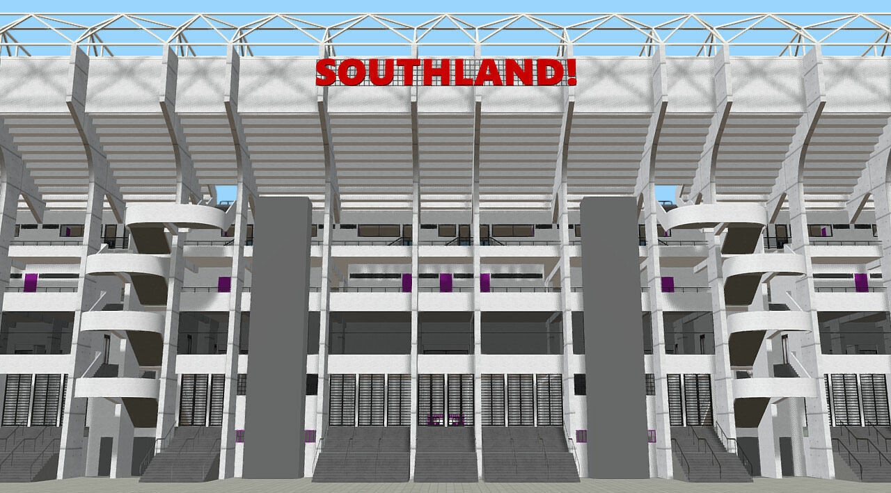 ArtStation - Fictional old stadium: National Rugby arena | Resources