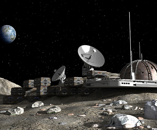 ArtStation - Moon Colony 2. - Illustration Pack | Game Assets