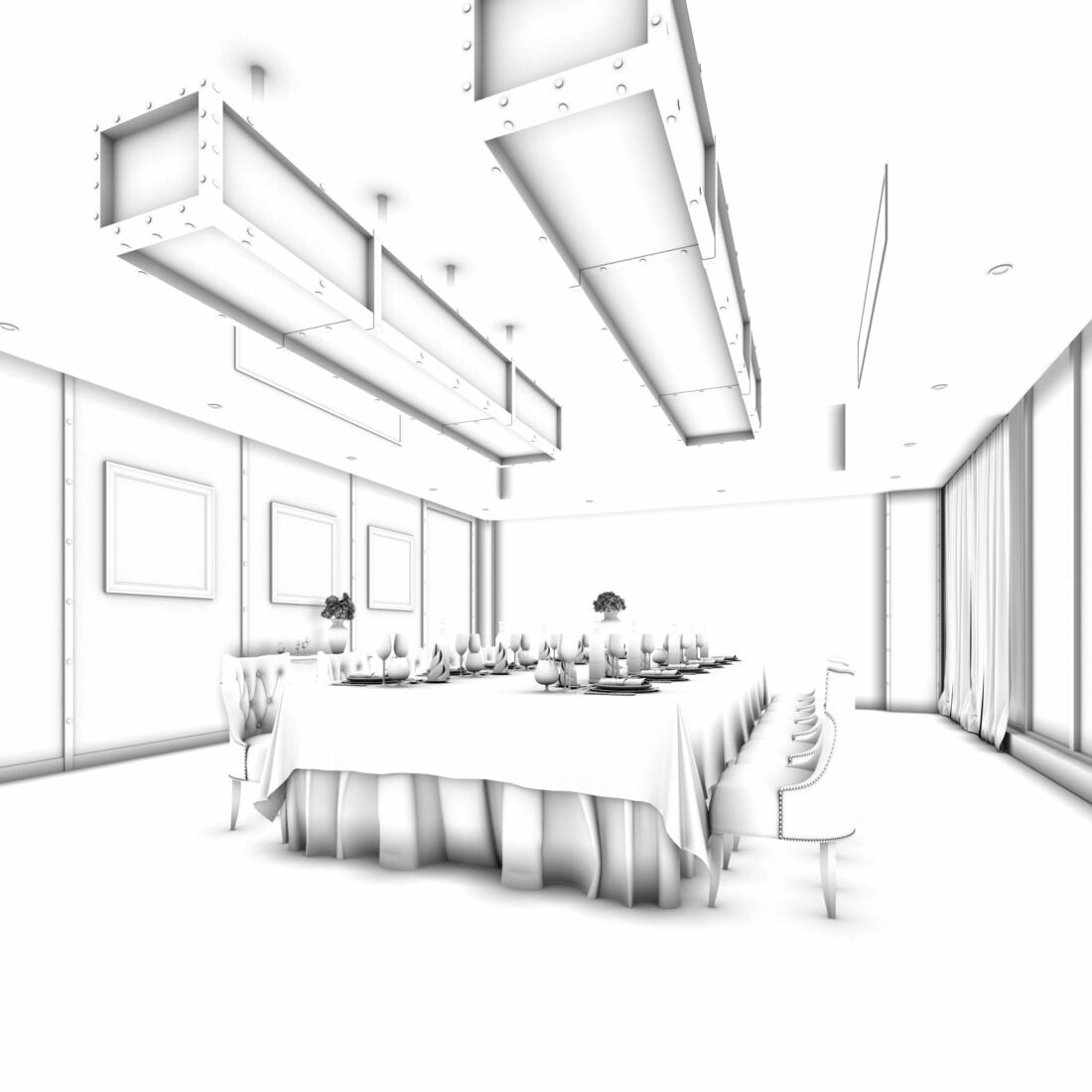 ArtStation - private dining room space 25 | Resources