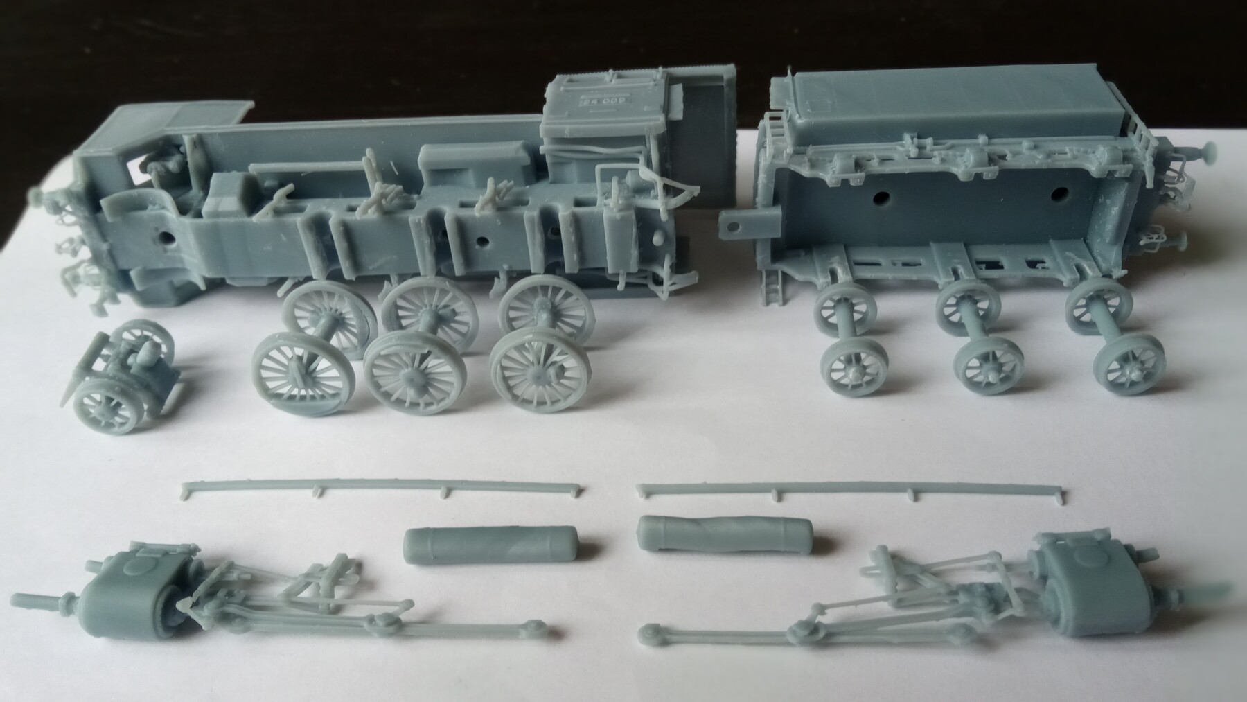 ArtStation - Steam locomotive - Class 24 - 3d print | Resources