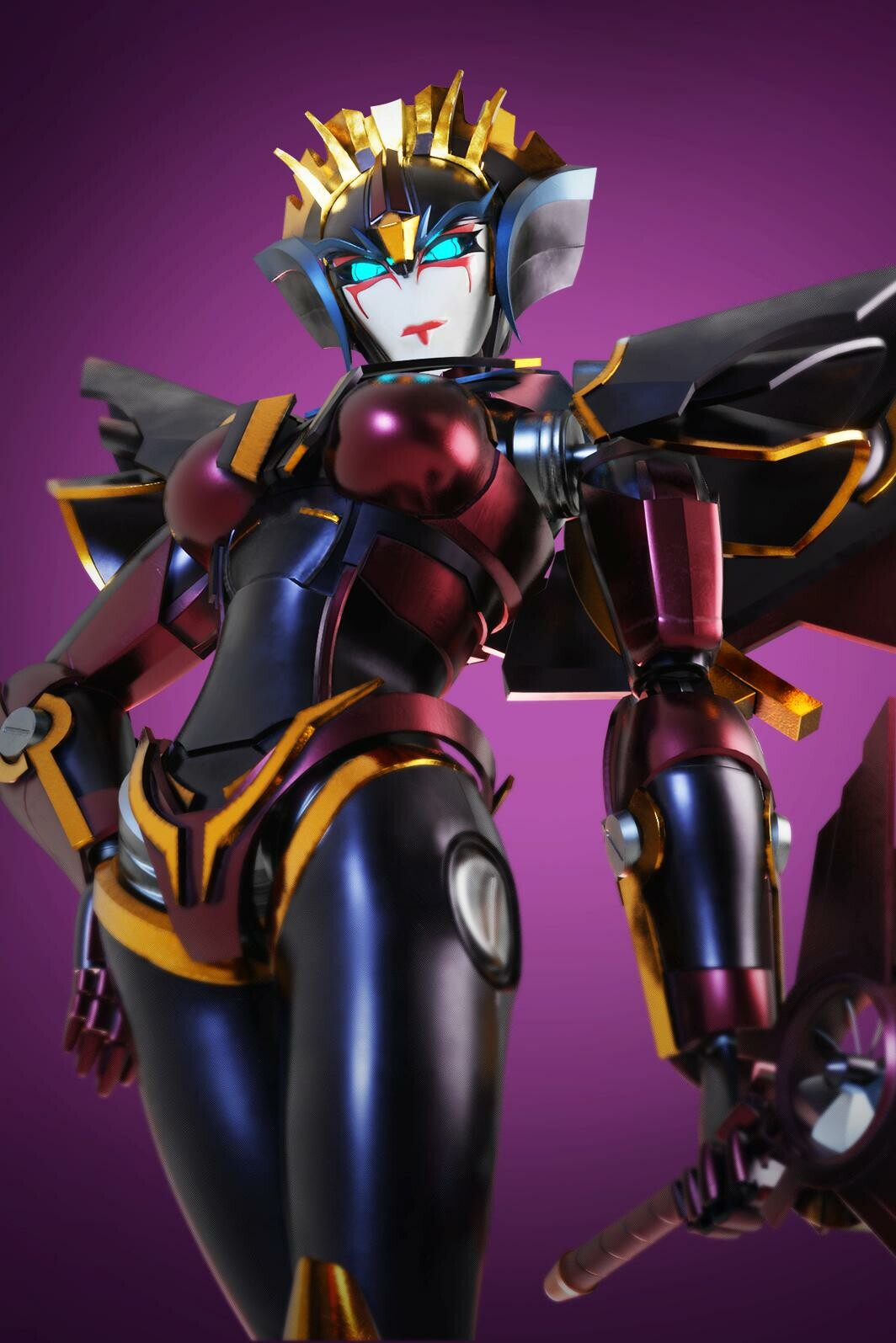 ArtStation - Windblade Transformers Prime 3D Character Rig | Game Assets