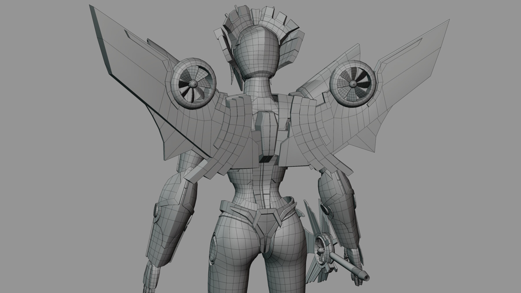 ArtStation - Windblade Transformers Prime 3D Character Rig | Game Assets