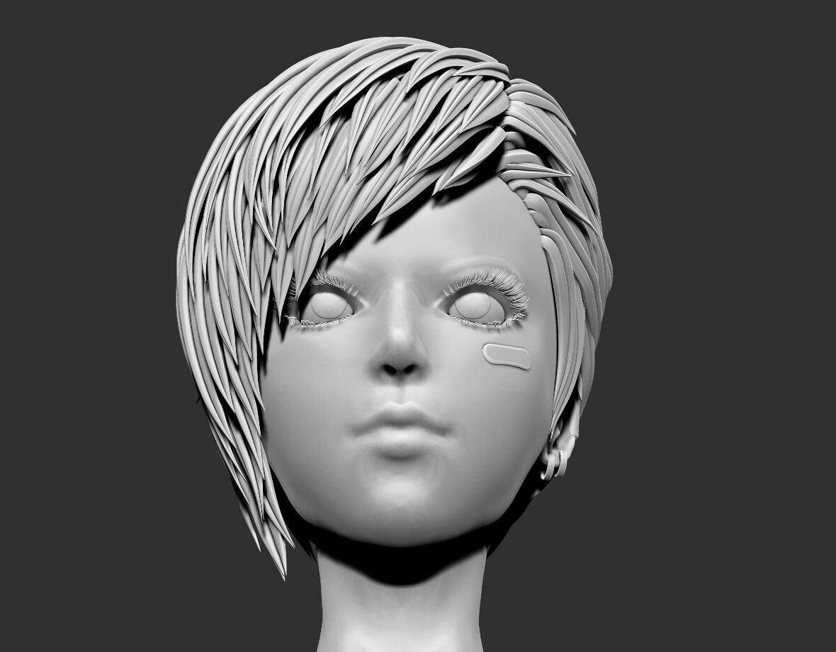 ArtStation - Cyberpunk Hair | Resources