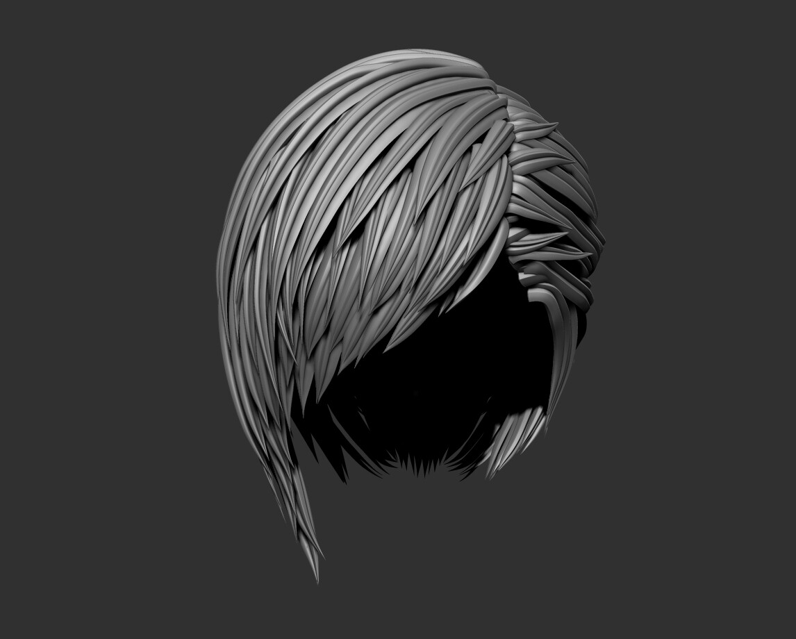ArtStation - Cyberpunk Hair | Resources