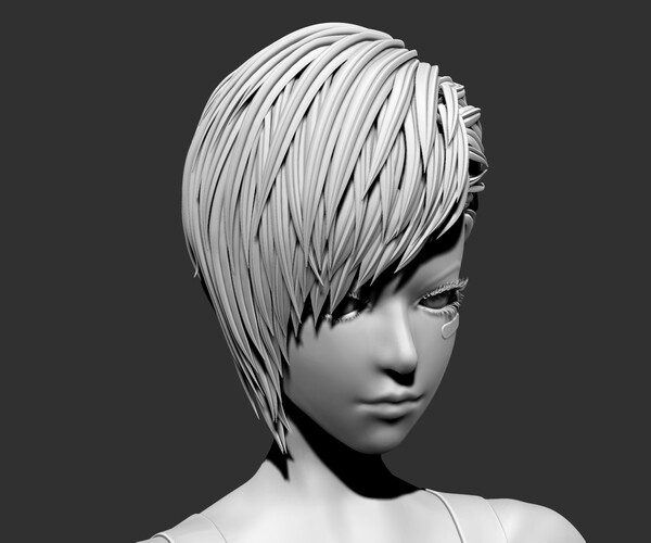 ArtStation - Cyberpunk Hair | Resources