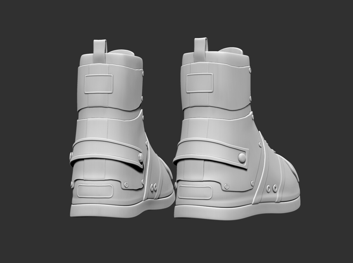ArtStation - High Top Sneaker | Resources