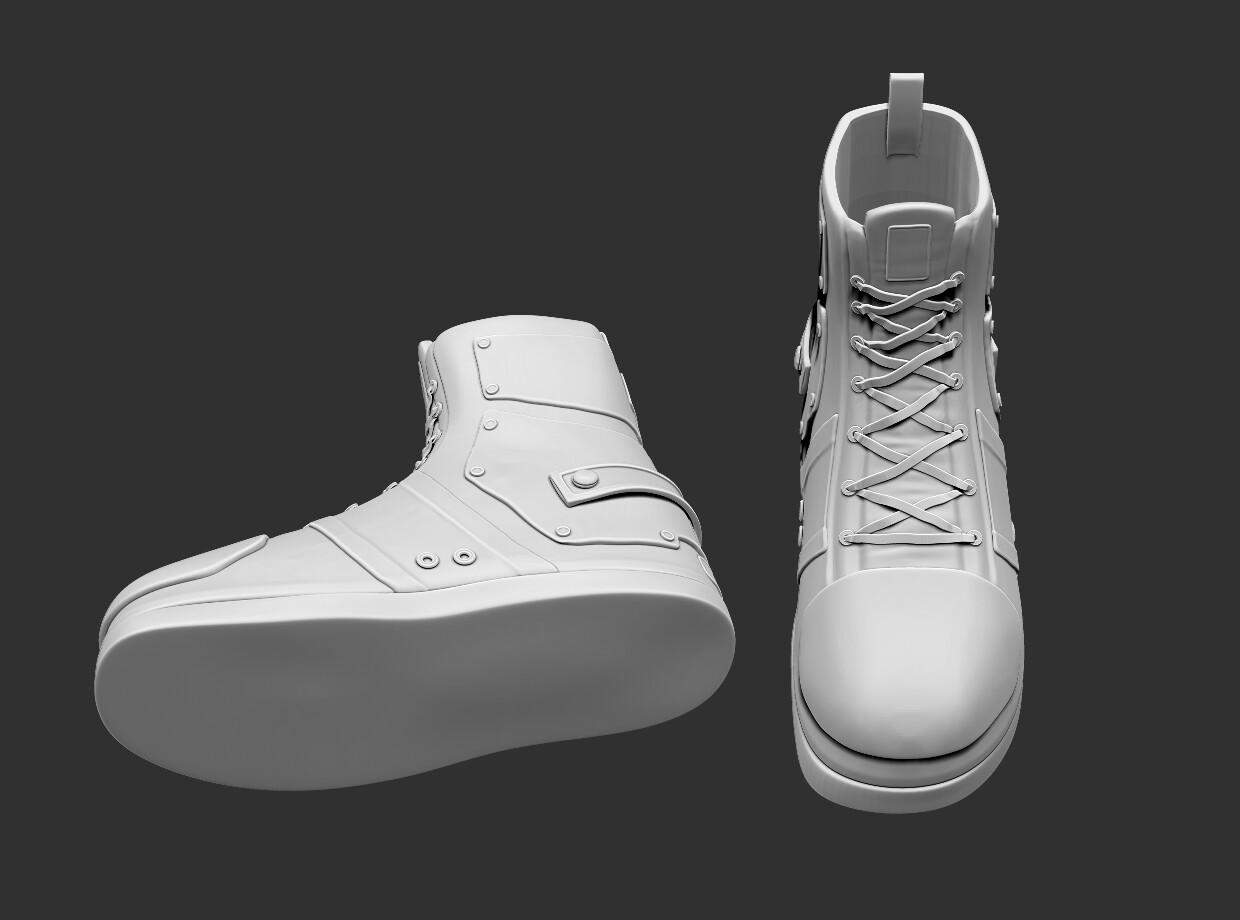 ArtStation - High Top Sneaker | Resources
