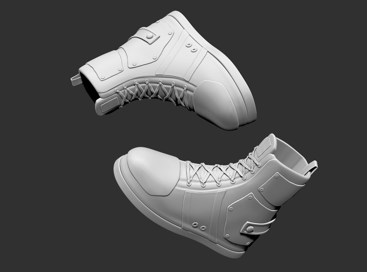 ArtStation - High Top Sneaker | Resources