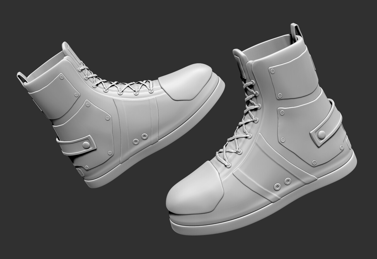ArtStation - High Top Sneaker | Resources