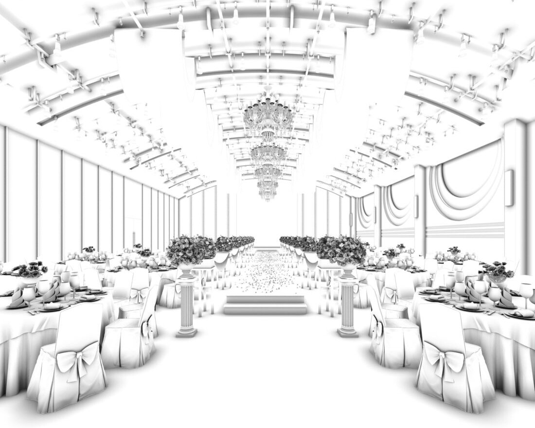 ArtStation - Wedding Banquet Room | Resources