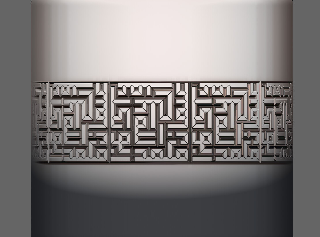 ArtStation - Kufi Writing and Ornament Brush | Brushes