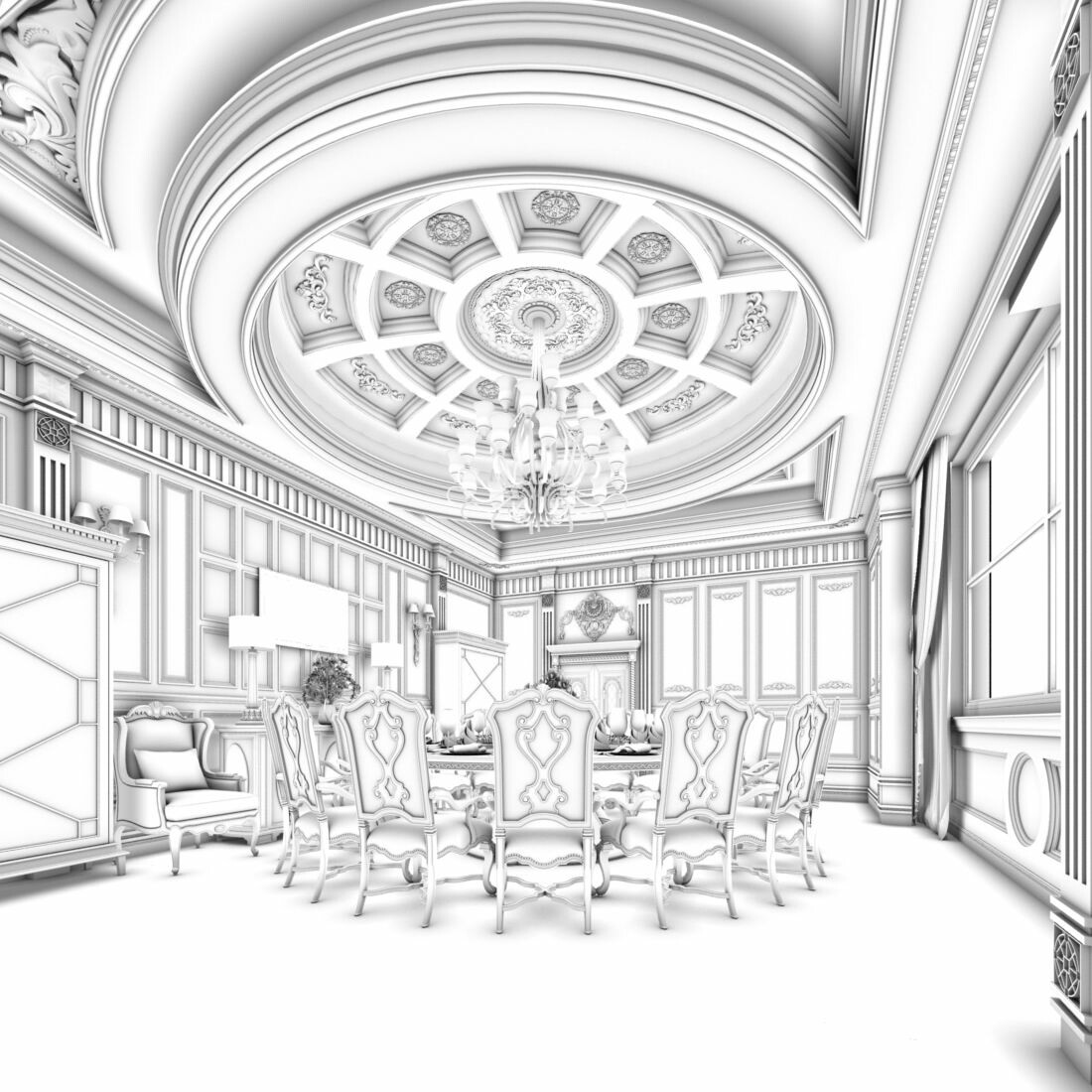 ArtStation - Business Restaurant - Coffee - Banquet 47 | Resources