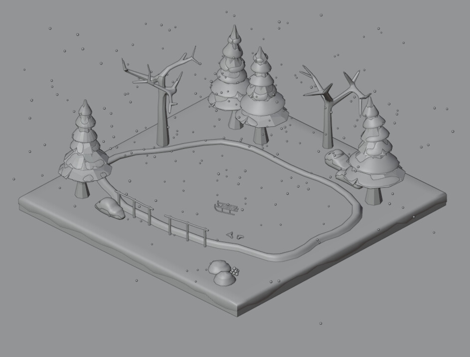 ArtStation - Ice rink | Game Assets