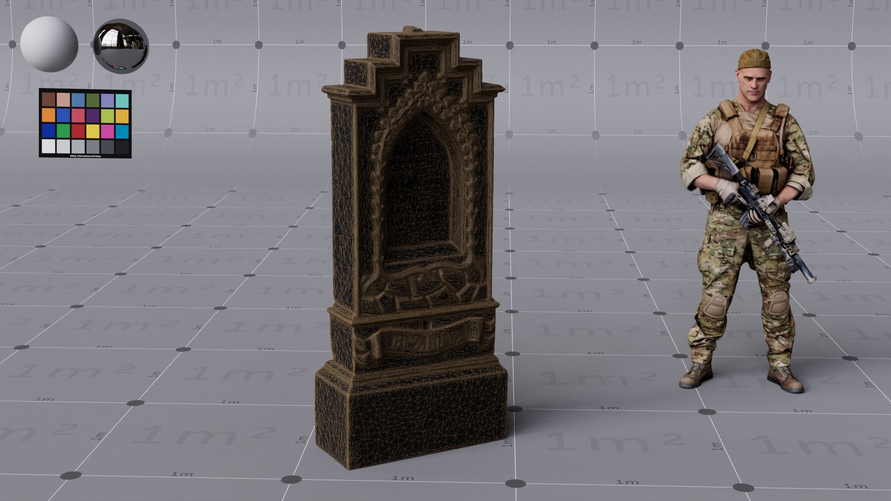 ArtStation - Graveyard Tombstone Frame - high quality, render ready ...