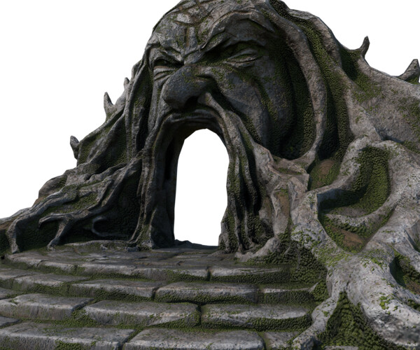 ArtStation - Cave Entrance 02 | Game Assets