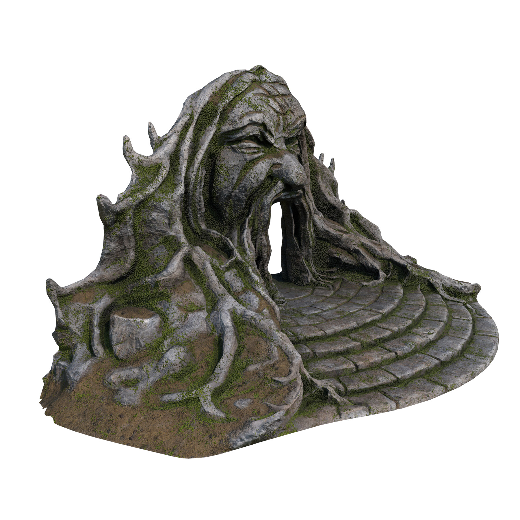 ArtStation - Cave Entrance 02 | Game Assets