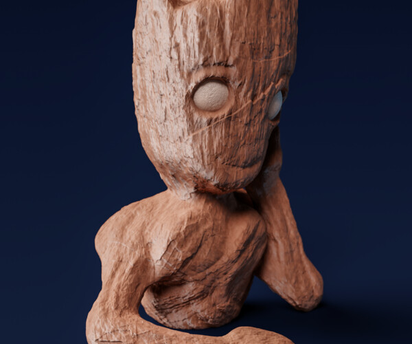 ArtStation - Groot STL file (for 3D printing) | Resources