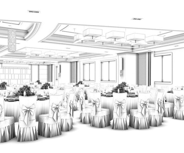 ArtStation - Business Restaurant - Coffee - Banquet 157 | Resources