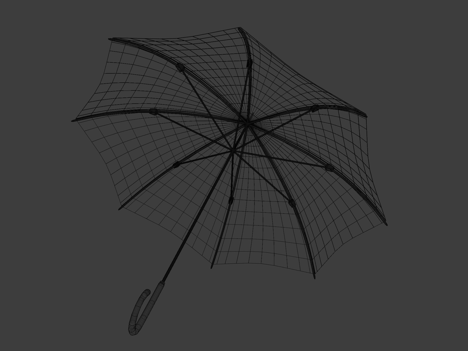 ArtStation - Generic Umbrella Low-poly 3D model | Game Assets