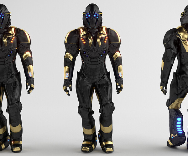 ArtStation - Sci- fi Robot Character Epic Model - Unreal ENgine | Game ...