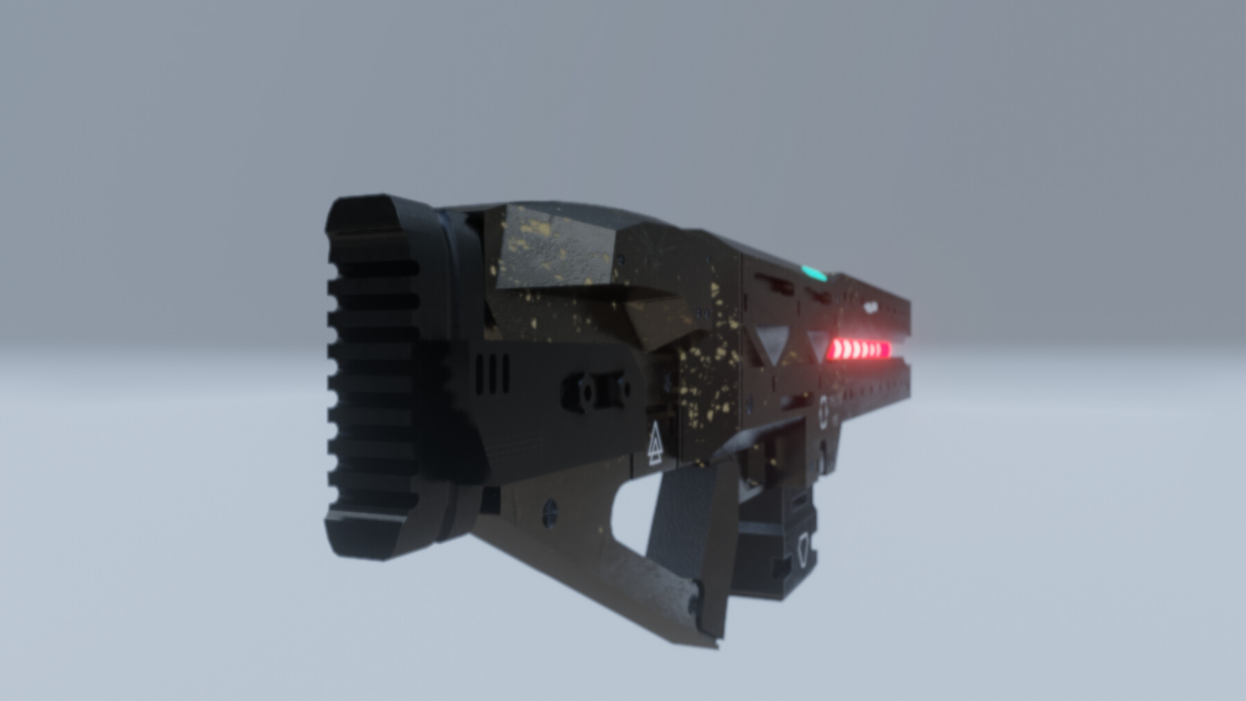 ArtStation - Low-Poly RailGun | Game Assets
