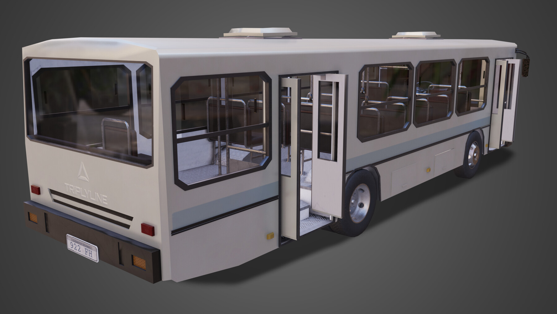 ArtStation - Bus - Low poly | Game Assets