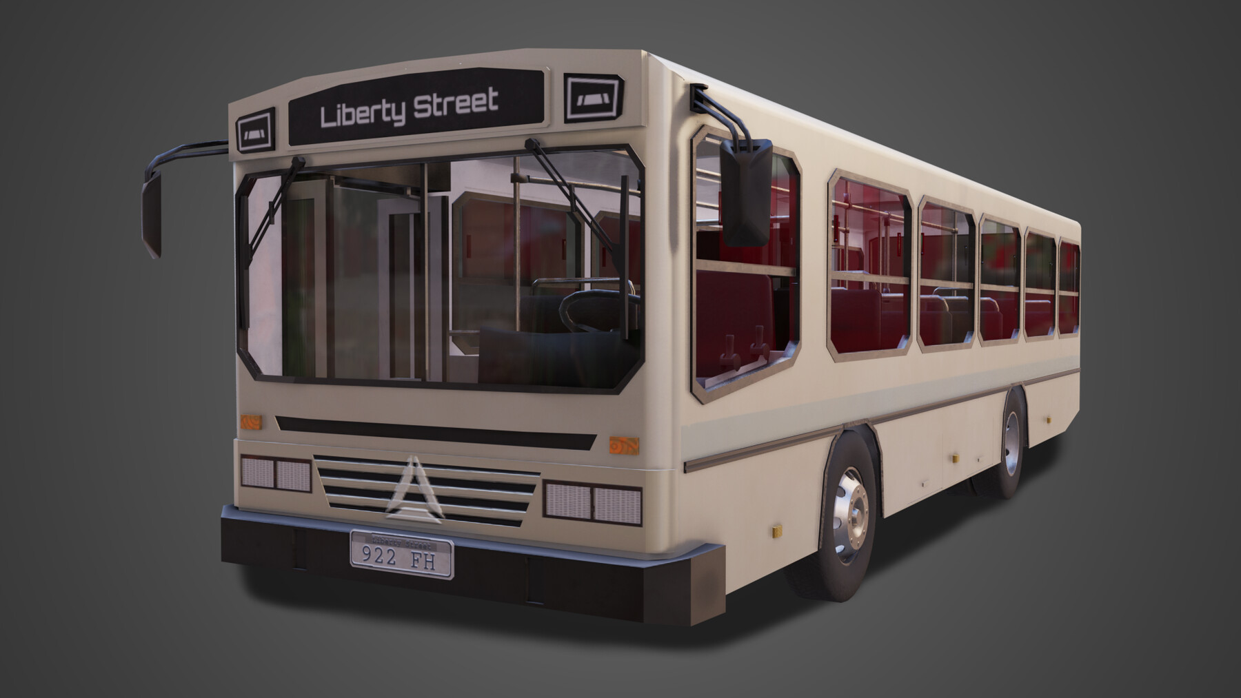 ArtStation - Bus - Low poly | Game Assets