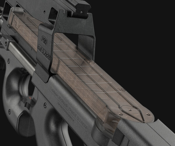 ArtStation - FN P90 (Game Ready) | Game Assets