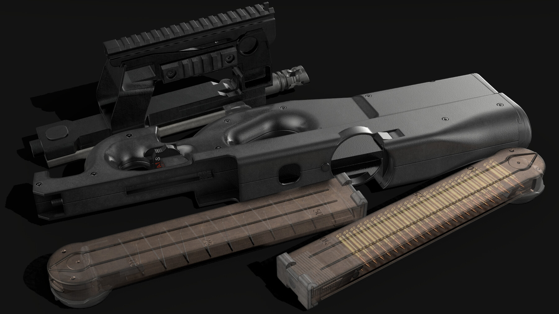 ArtStation - FN P90 (Game Ready) | Game Assets